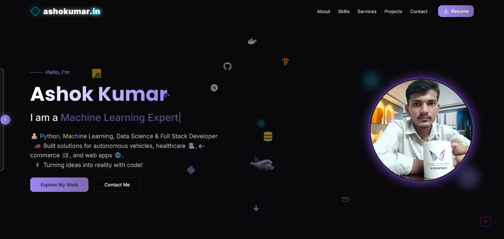 Ashok Kumar | Data Scientist & Full-Stack Developer | ML/AI Expert